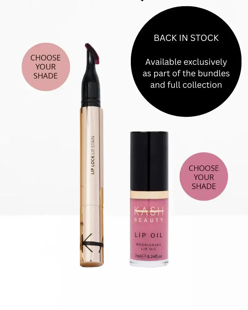 Lip Stain & Lip Oil Bundle – KASH Beauty